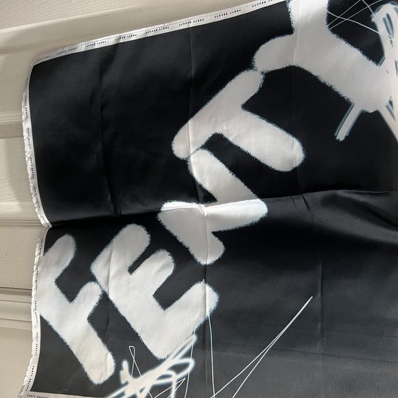 Fenty Beauty | Accessories | Fenty Beauty Navy White Scarf | Poshmark